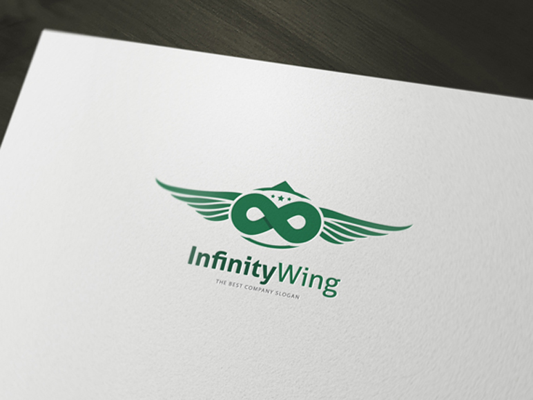 Infinity Wing Logo ~ Logo Templates on Creative Market