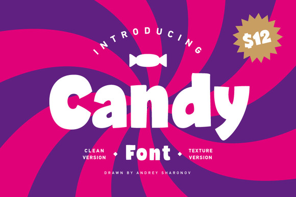 Candy Font ~ Sans Serif Fonts on Creative Market