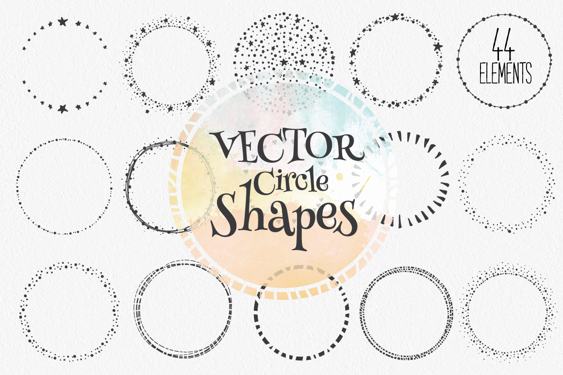 Hand Drawn Circle Shapes ~ Objects on Creative Market