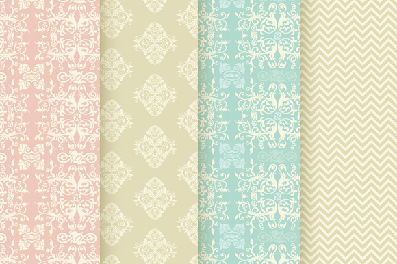 12 elegant pattern and 6 frames ~ Patterns on Creative Market