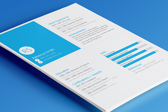 Quad Resume Template ~ Resume Templates on Creative Market