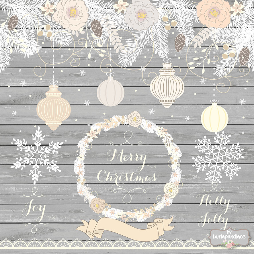 Rustic vintage Christmas ~ Illustrations on Creative Market