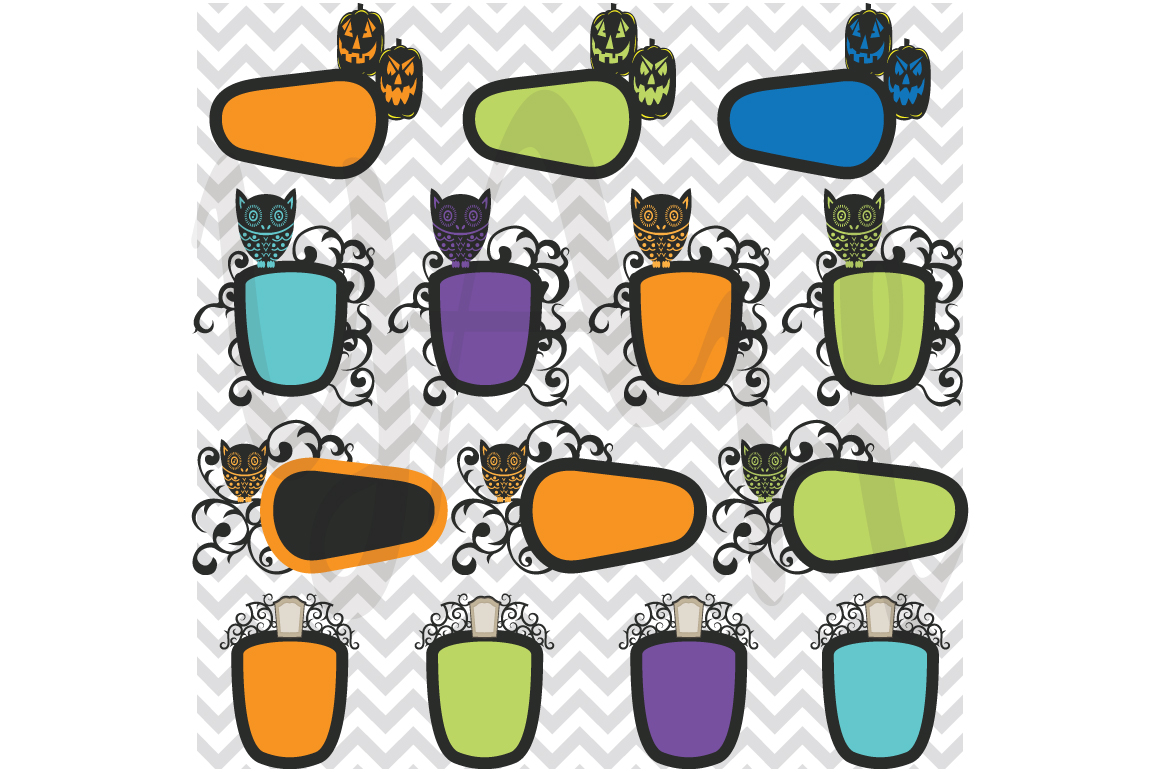 Halloween Frame ClipArt ~ Illustrations on Creative Market