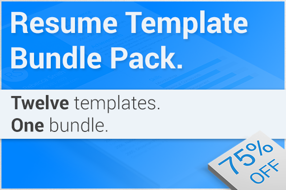 Resume Bundle 12 Pack ~ Resume Templates on Creative Market