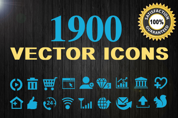 1900 Vector Icons ~ Icons on Creative Market