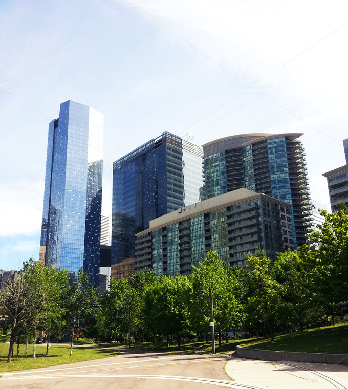 Modern Buildings in Toronto ~ Architecture Photos on Creative Market