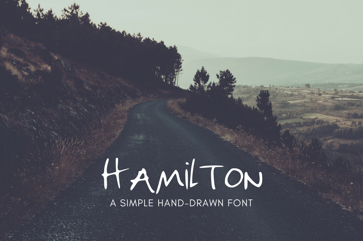 Hamilton | Hand Drawn Uppercase Font ~ Serif Fonts on Creative Market