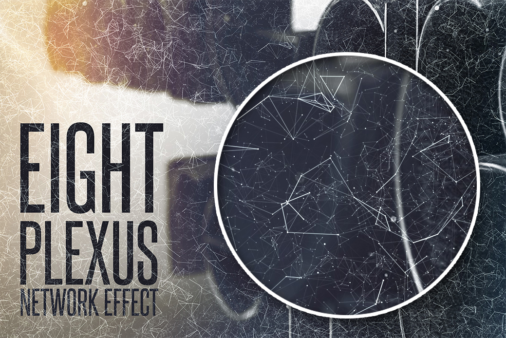8 Plexus Effect Overlay V.2 ~ Textures on Creative Market