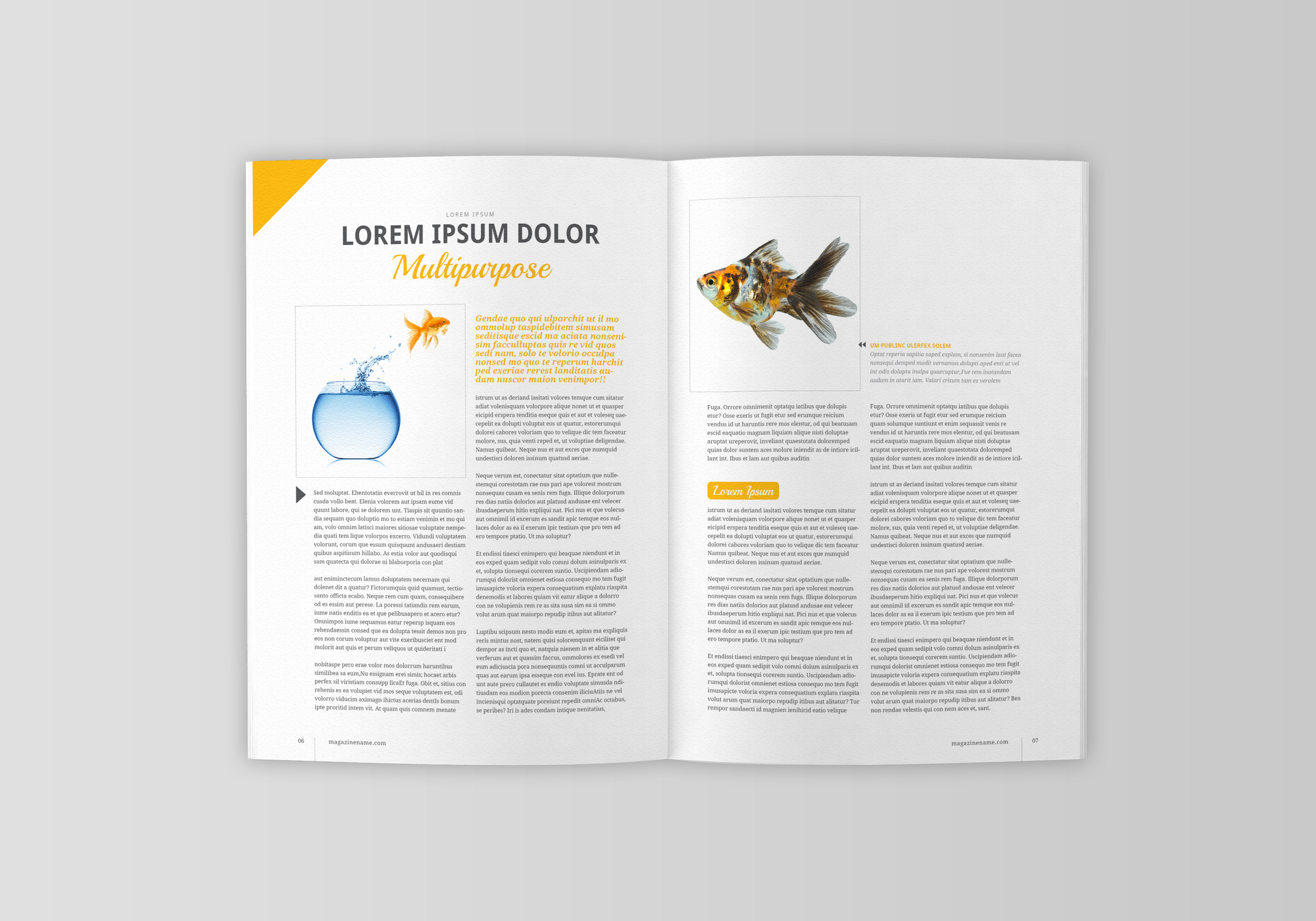 Magazine Bundle Vol 01 ~ Magazine Templates on Creative Market