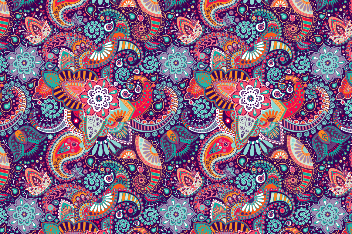 2 Seamless Ethnic Patterns ~ Patterns on Creative Market