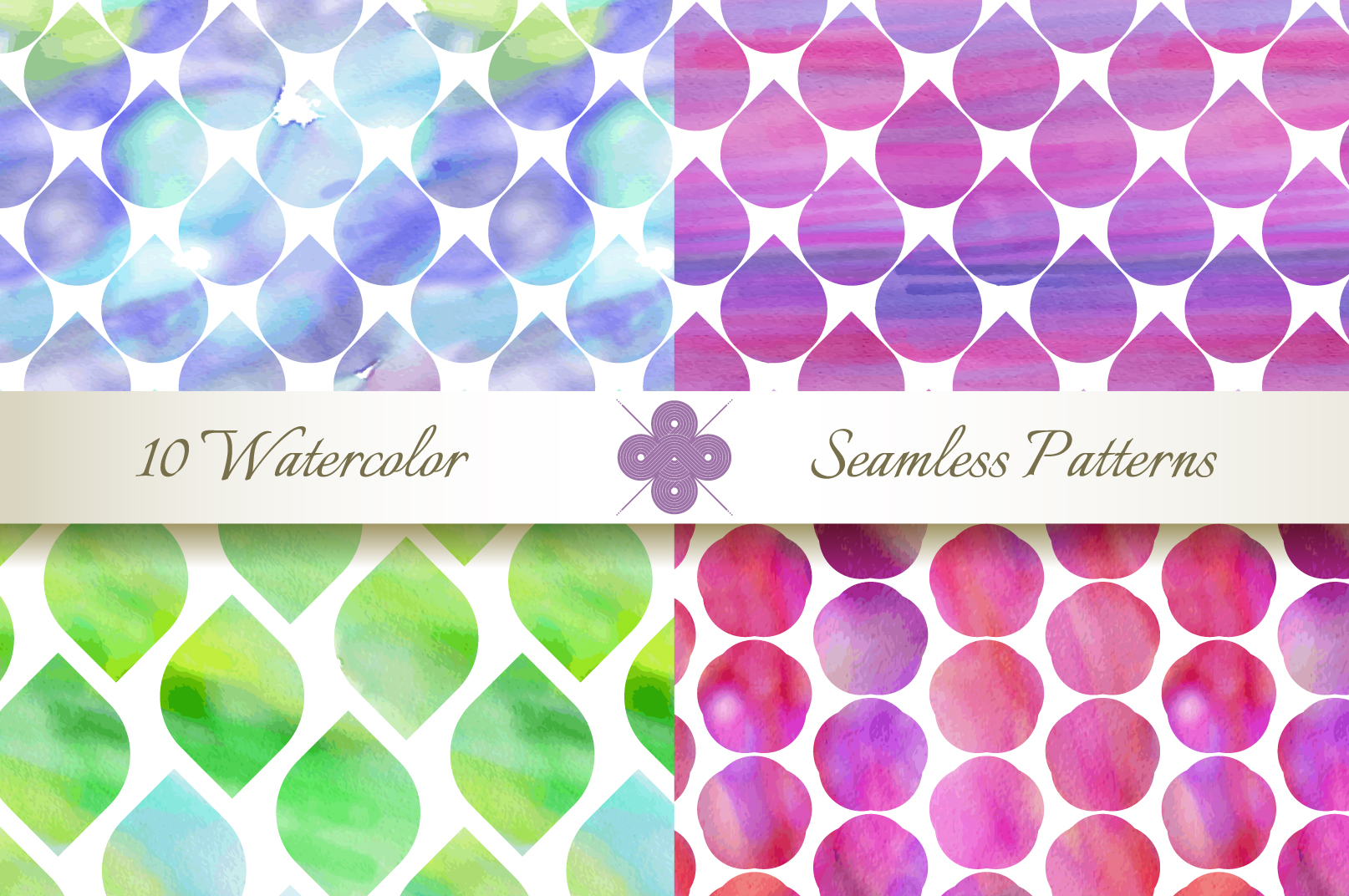 Seamless Watercolor Patterns ~ Patterns on Creative Market