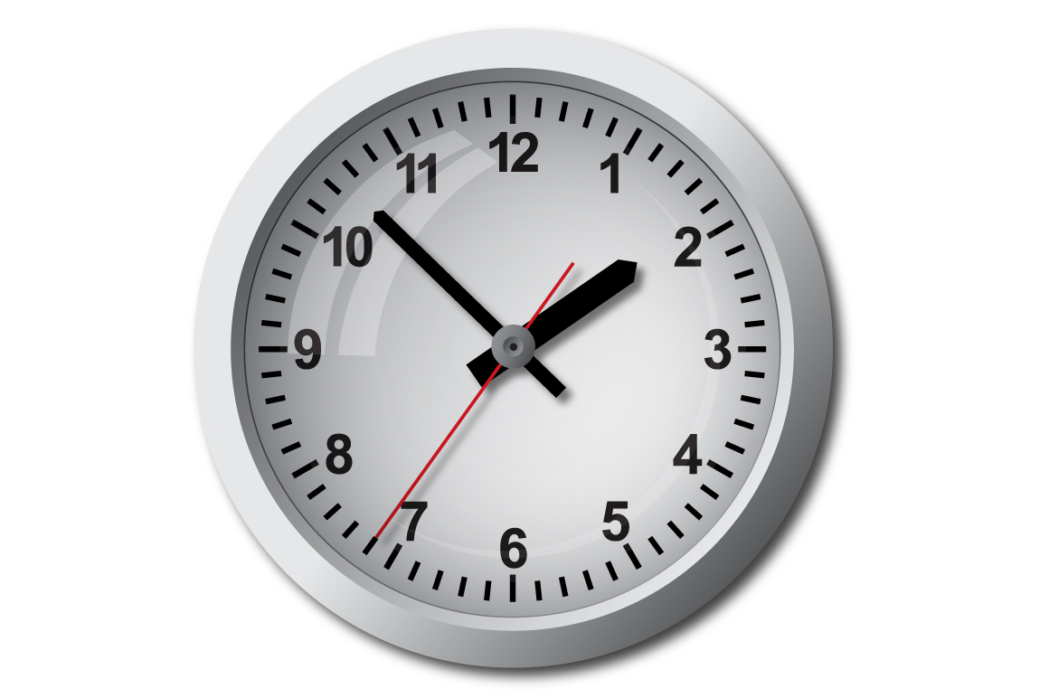 Wall mounted digital clock. ~ Objects on Creative Market