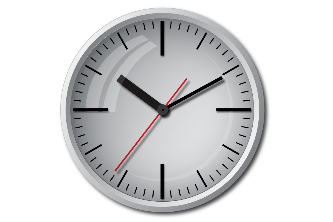 Wall mounted digital clock. ~ Objects on Creative Market