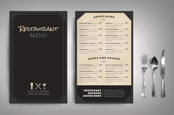 Restaurant Menu Classic (Package) ~ Brochure Templates on Creative Market