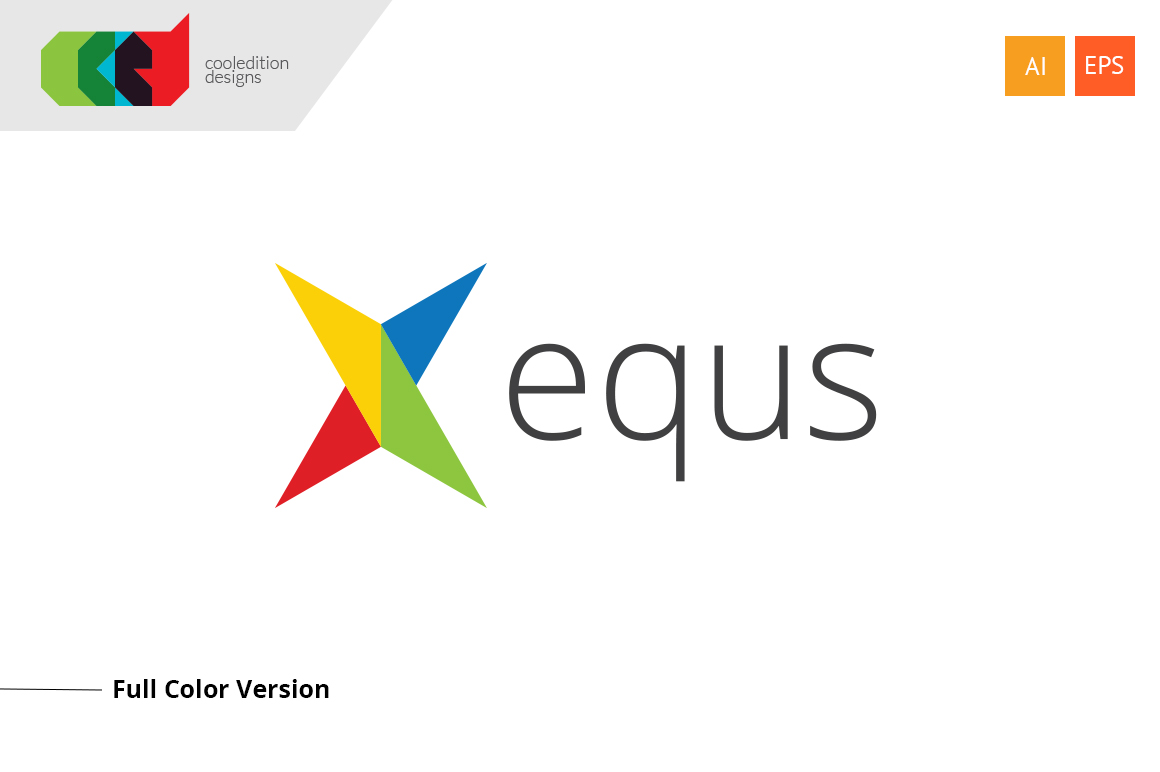Equs - Logo Template ~ Logo Templates on Creative Market