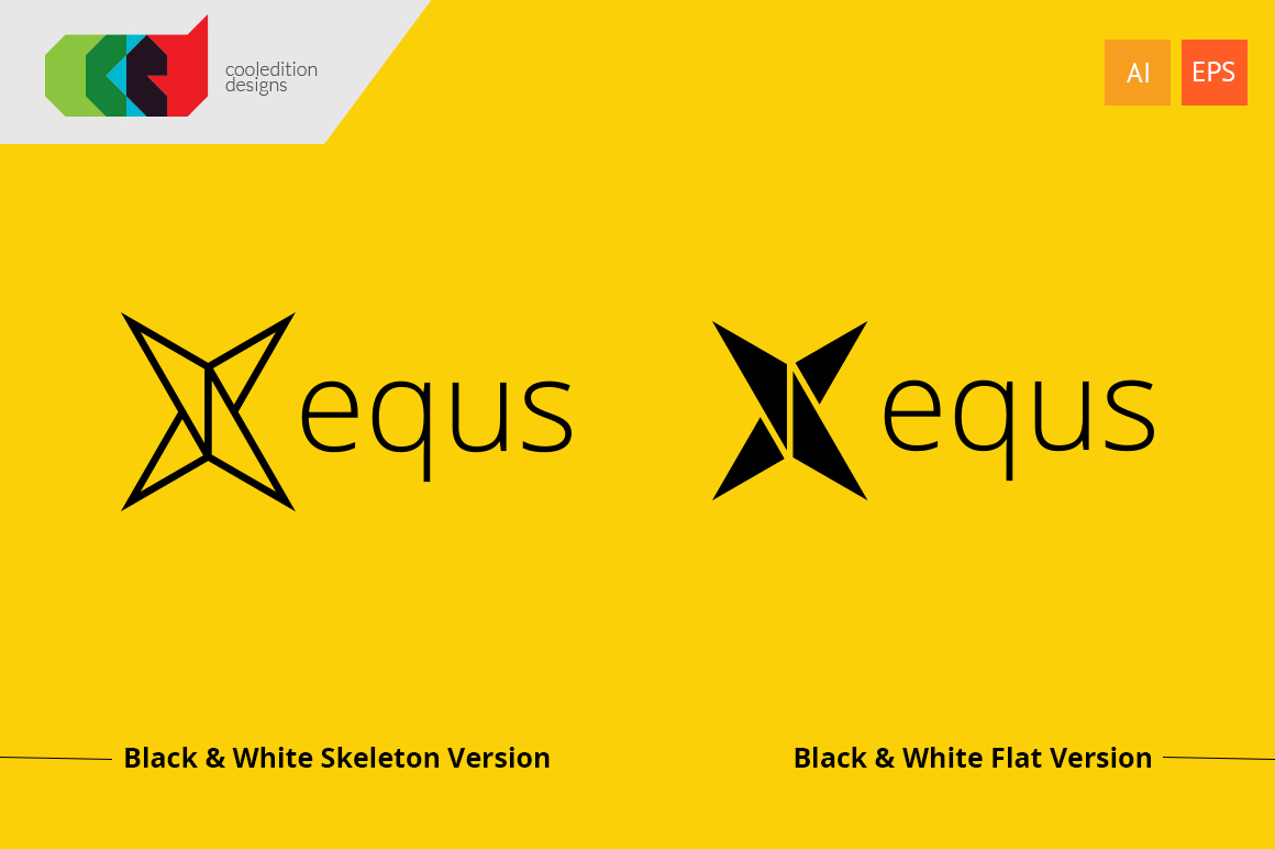 Equs - Logo Template ~ Logo Templates on Creative Market