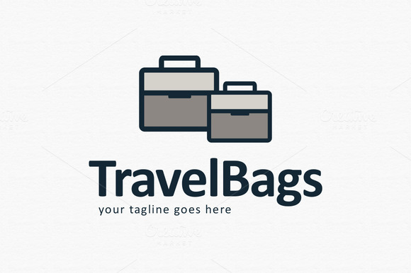 Travel Bags Logo Template ~ Logo Templates on Creative Market
