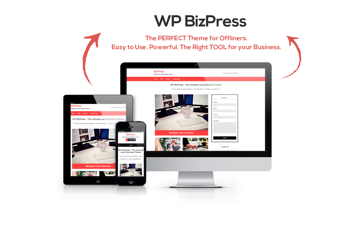 BizPress Local Business Theme ~ WordPress Business Themes on Creative Market