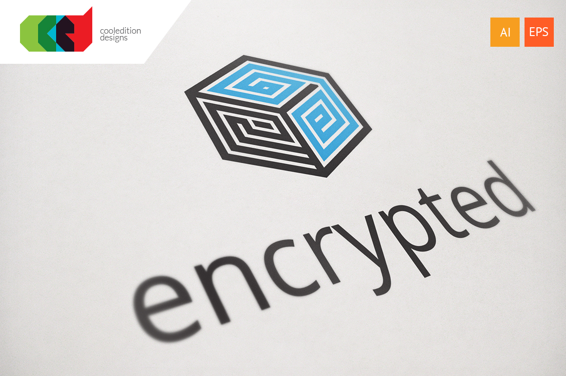 Encrypted - Logo Template ~ Logo Templates on Creative Market