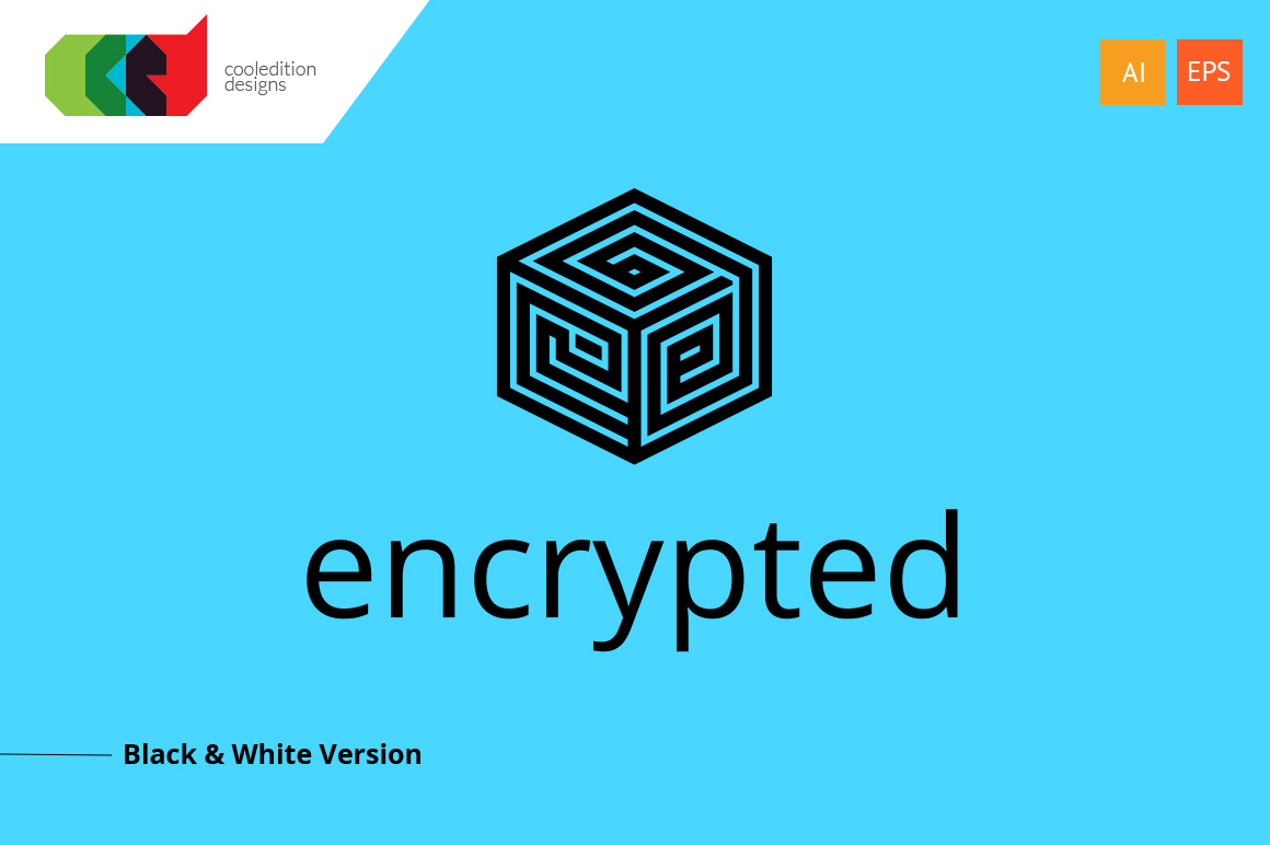 Encrypted - Logo Template ~ Logo Templates on Creative Market