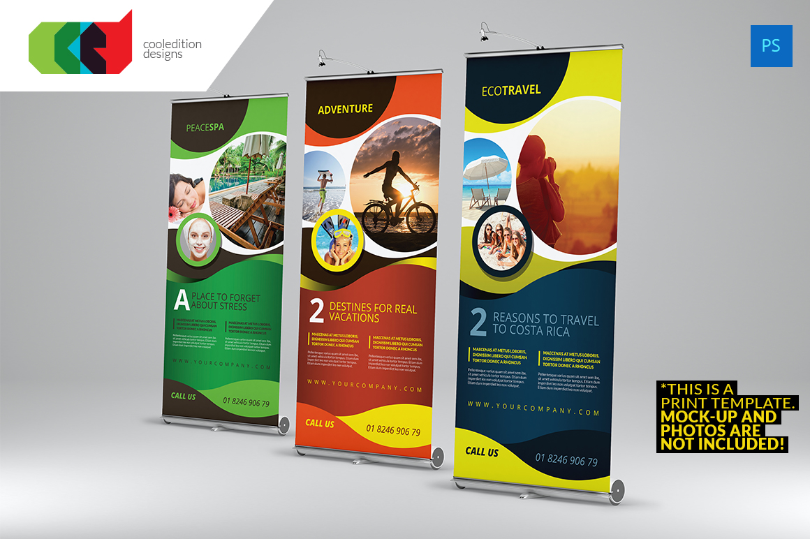 Multipurpose Roll-Up Banner 3 ~ Flyer Templates on Creative Market