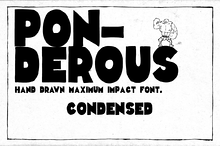 Ponderous - Condensed Outline ~ Fonts on Creative Market