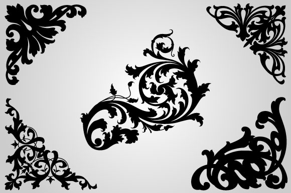 50 Ornamental Flourishes (Vector) ~ Objects on Creative Market