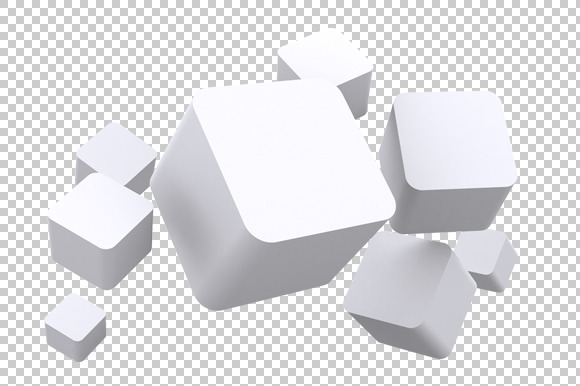 Cubes - 3D Render PNG ~ Graphics on Creative Market