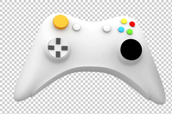 Game Controller - 3D Render PNG ~ Graphics on Creative Market