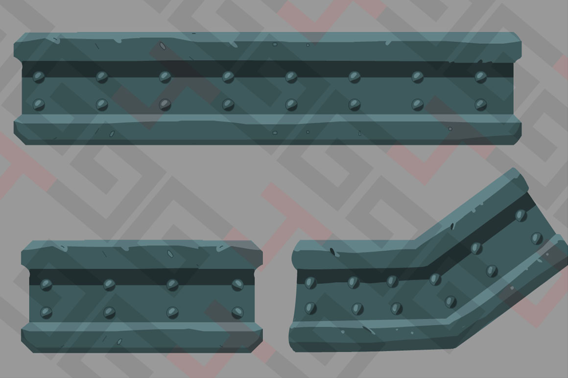 Platform metal beam asset ~ Objects on Creative Market