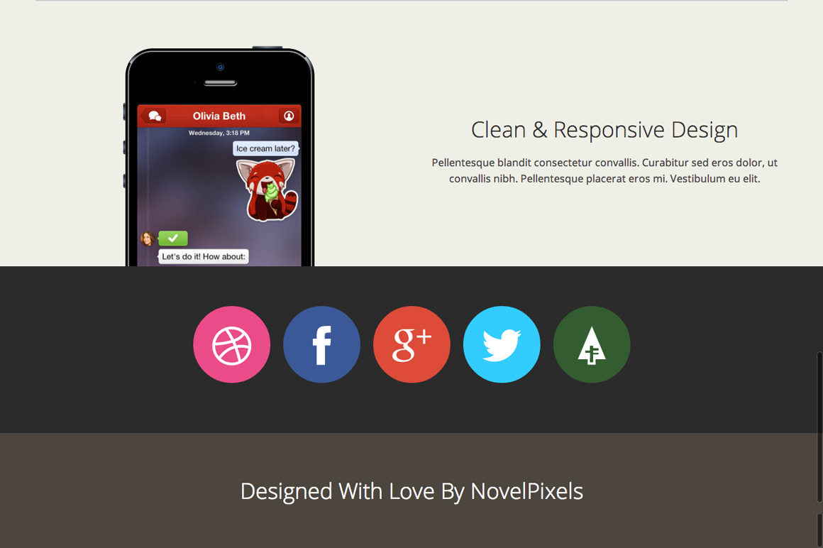 ProApp - Responsive Landing Page ~ Bootstrap Themes on Creative Market