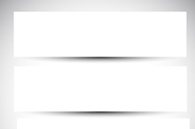 Shadow Banners ~ Web Elements on Creative Market