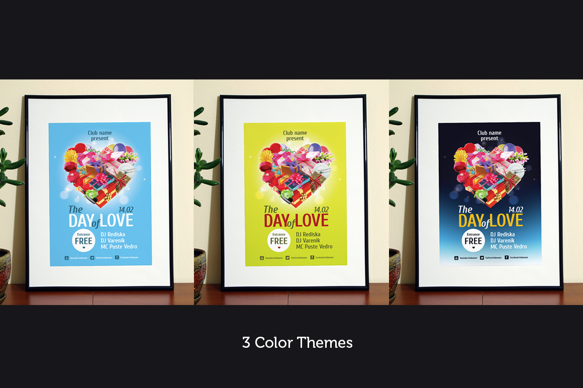 Love Event Pack ~ Flyer Templates on Creative Market