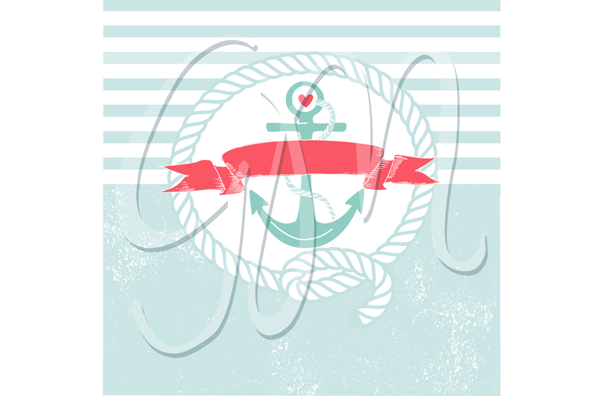 Nautical card templates sea patterns ~ Card Templates on Creative Market