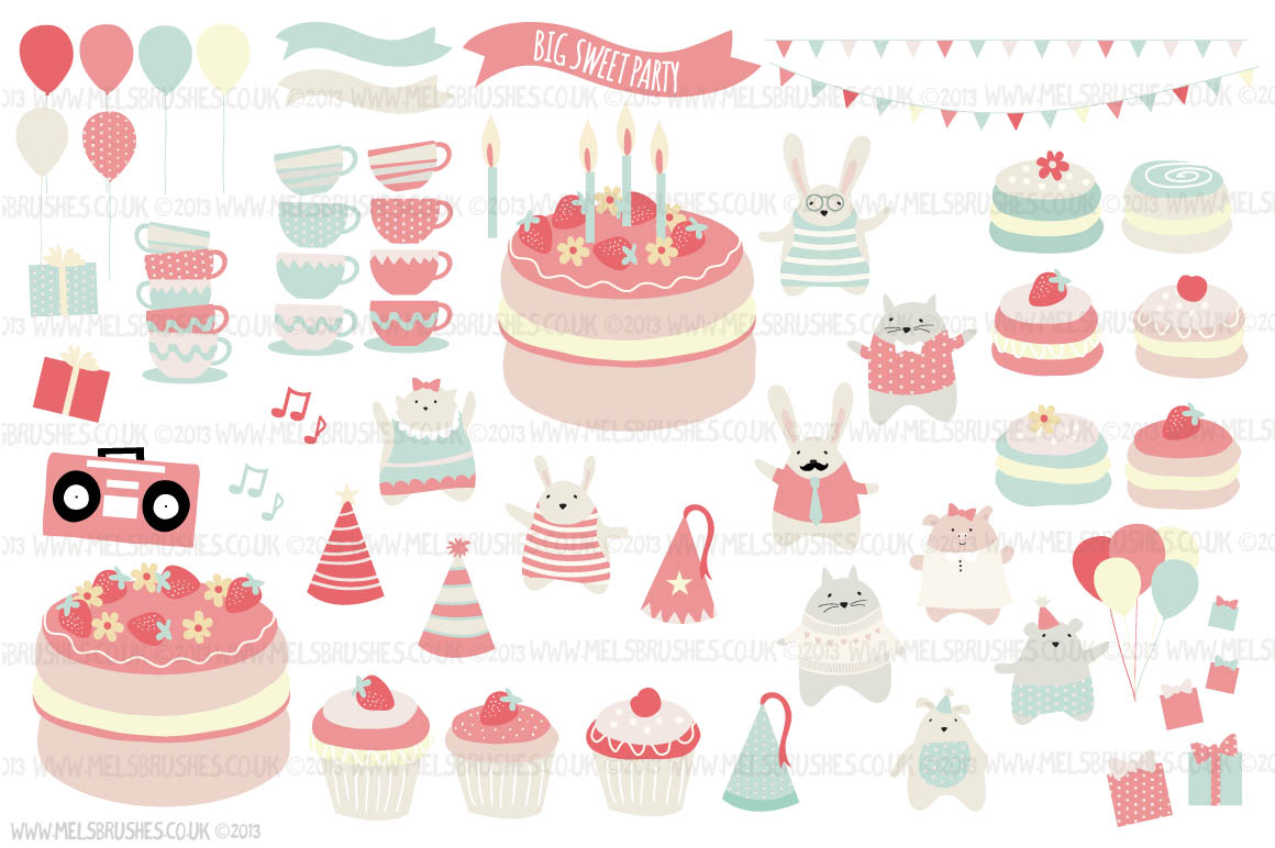 Big Sweet Party ~ Illustrations on Creative Market