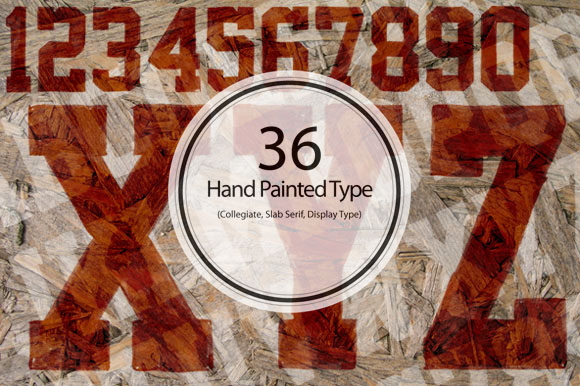 36 Hand Painted Type ~ Illustrations on Creative Market