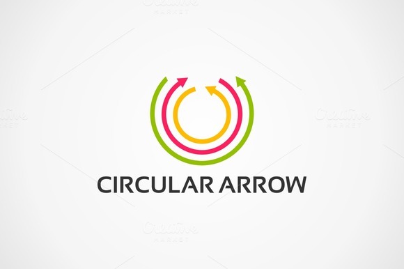 CIRCULAR ARROW ~ Logo Templates on Creative Market