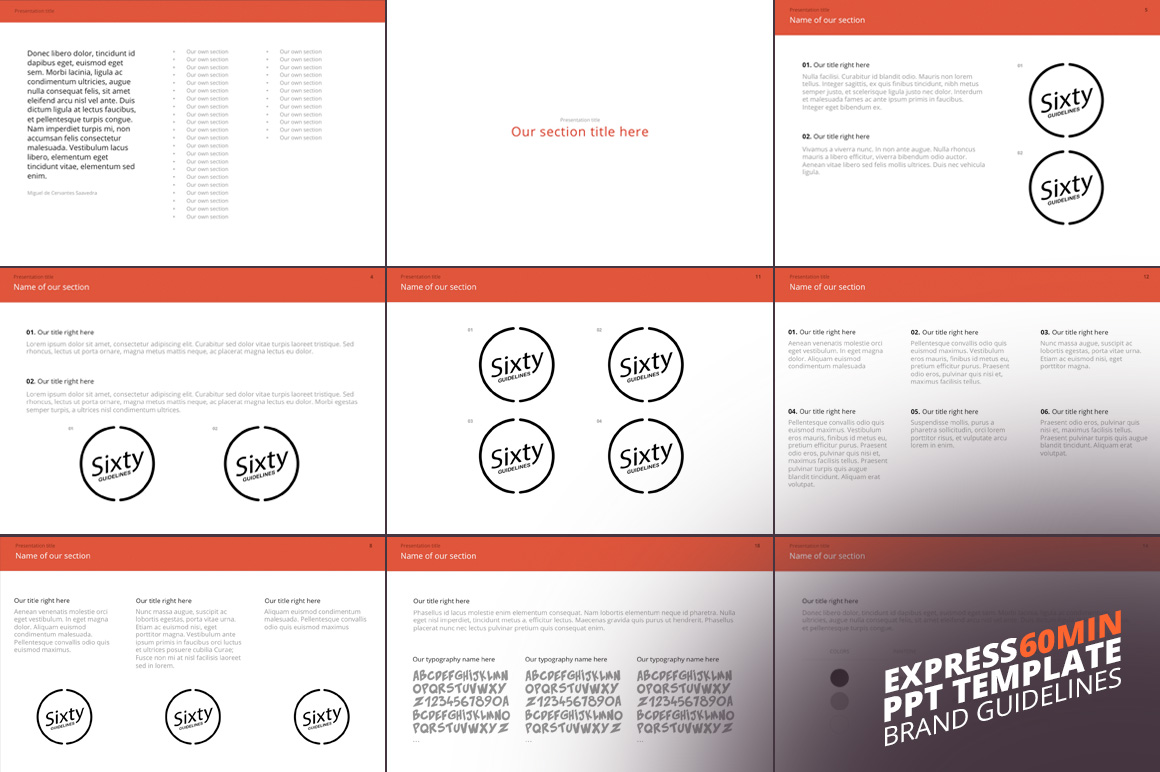 PowerPoint "EXPRESS" template ~ Presentation Templates on Creative Market