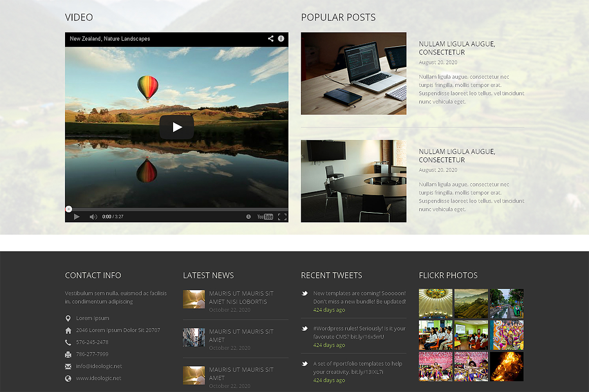 Morning Responsive Bootstrap Theme ~ Bootstrap Themes on Creative Market