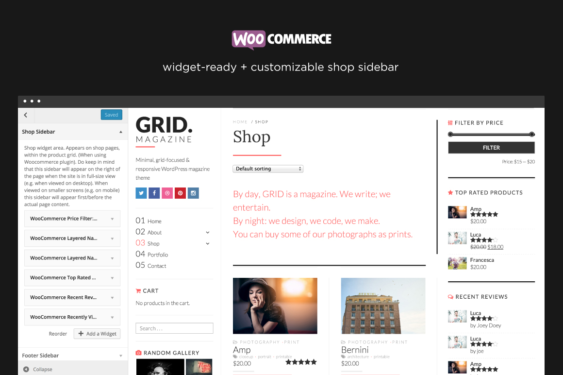 GRID - WordPress magazine & shop ~ WordPress Magazine Themes on ...