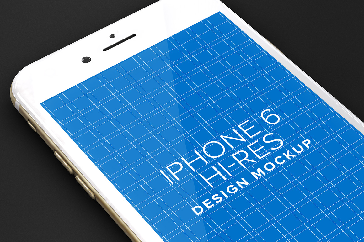 iPhone 6 App Design Mockup ~ Product Mockups on Creative Market