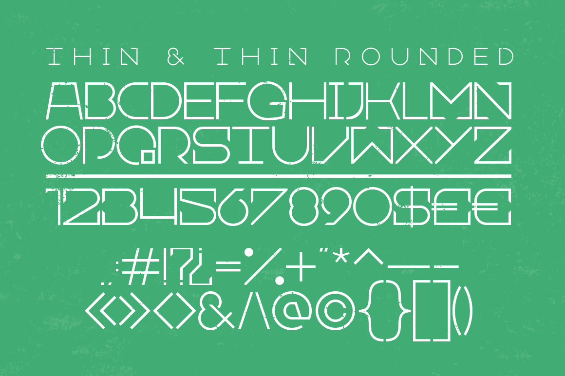 Boxfresh Thin + Thin Rounded ~ Display Fonts on Creative Market