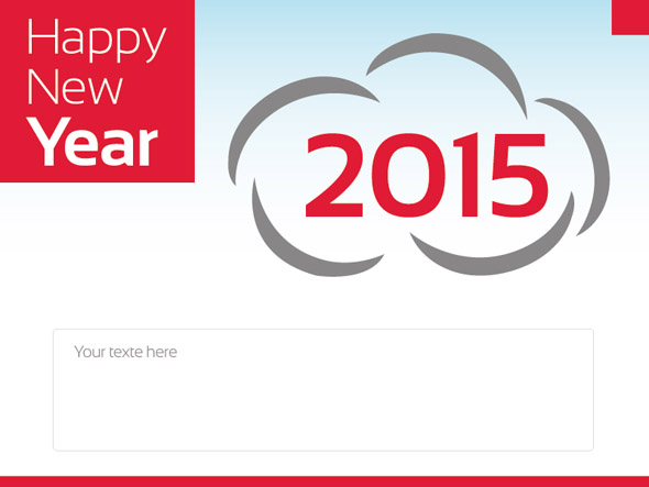 New Year Greeting Card ~ Card Templates on Creative Market