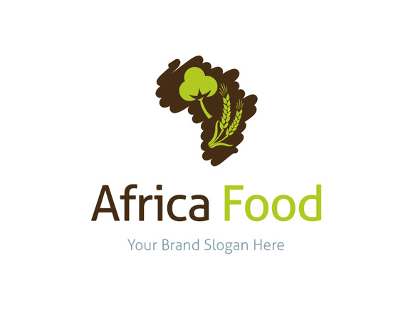 Africa Food Logo Template ~ Logo Templates on Creative Market