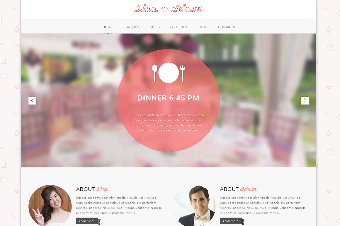 Lisa Bootstrap Responsive Template ~ Bootstrap Themes on Creative Market