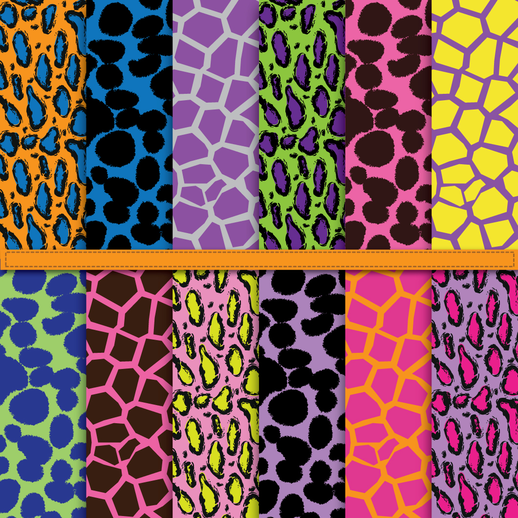 Animal Print Digital Paper Pack ~ Illustrations on Creative Market