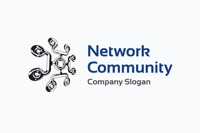 Network Community logo template + ~ Logo Templates on Creative Market