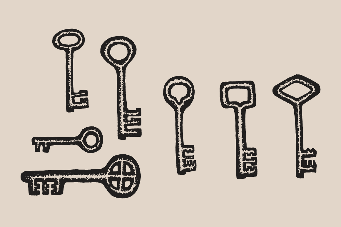 Key Drawings ~ Illustrations on Creative Market