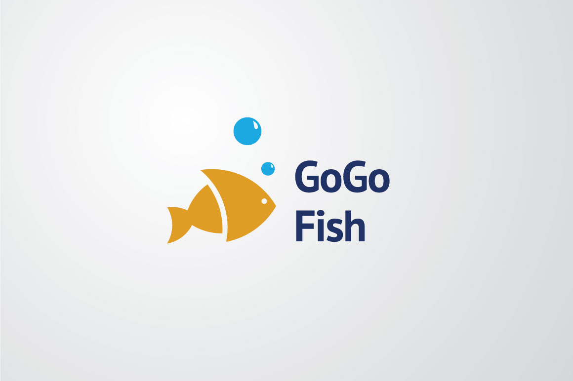 GoGo Fish | Vector Logo ~ Logo Templates on Creative Market