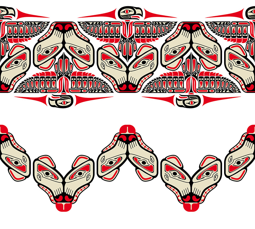Haida styled seamless patterns (12x) ~ Patterns on Creative Market